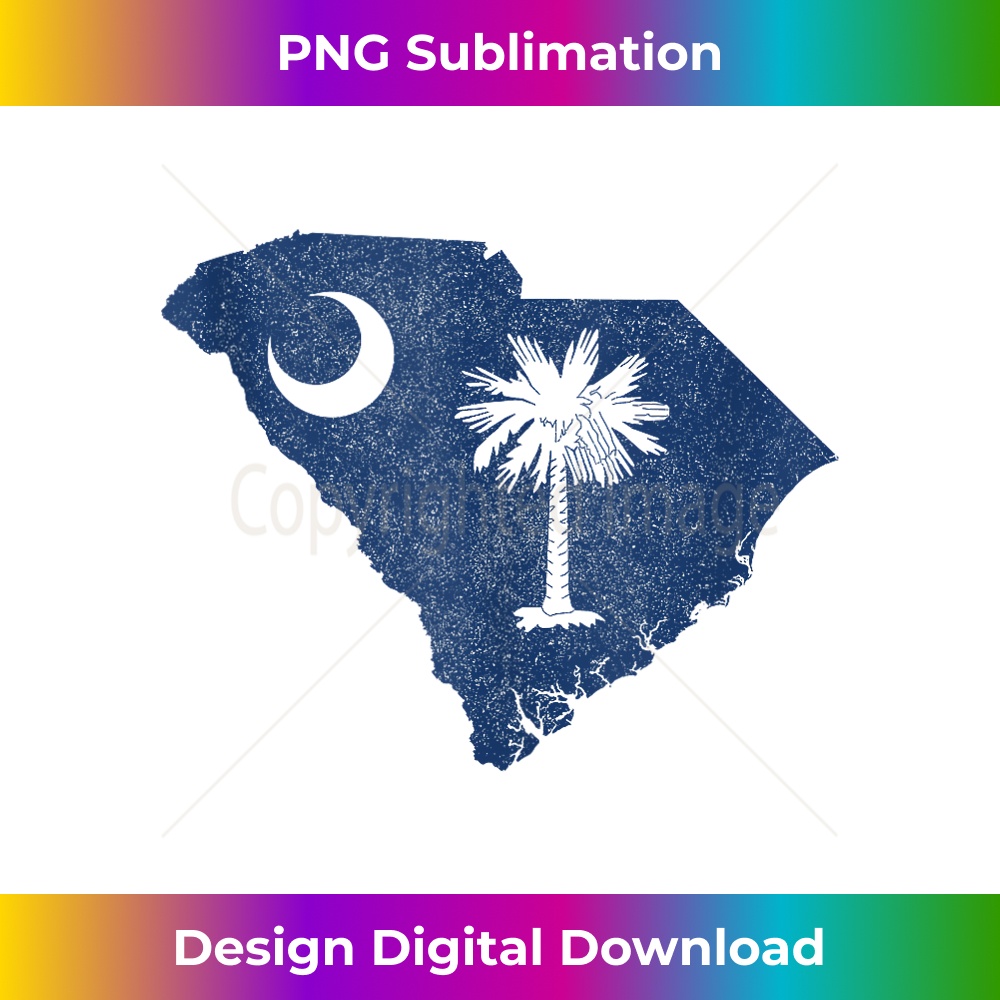South Carolina Flag Crescent Moon Palm Palmetto Tree - Bohem | Inspire ...