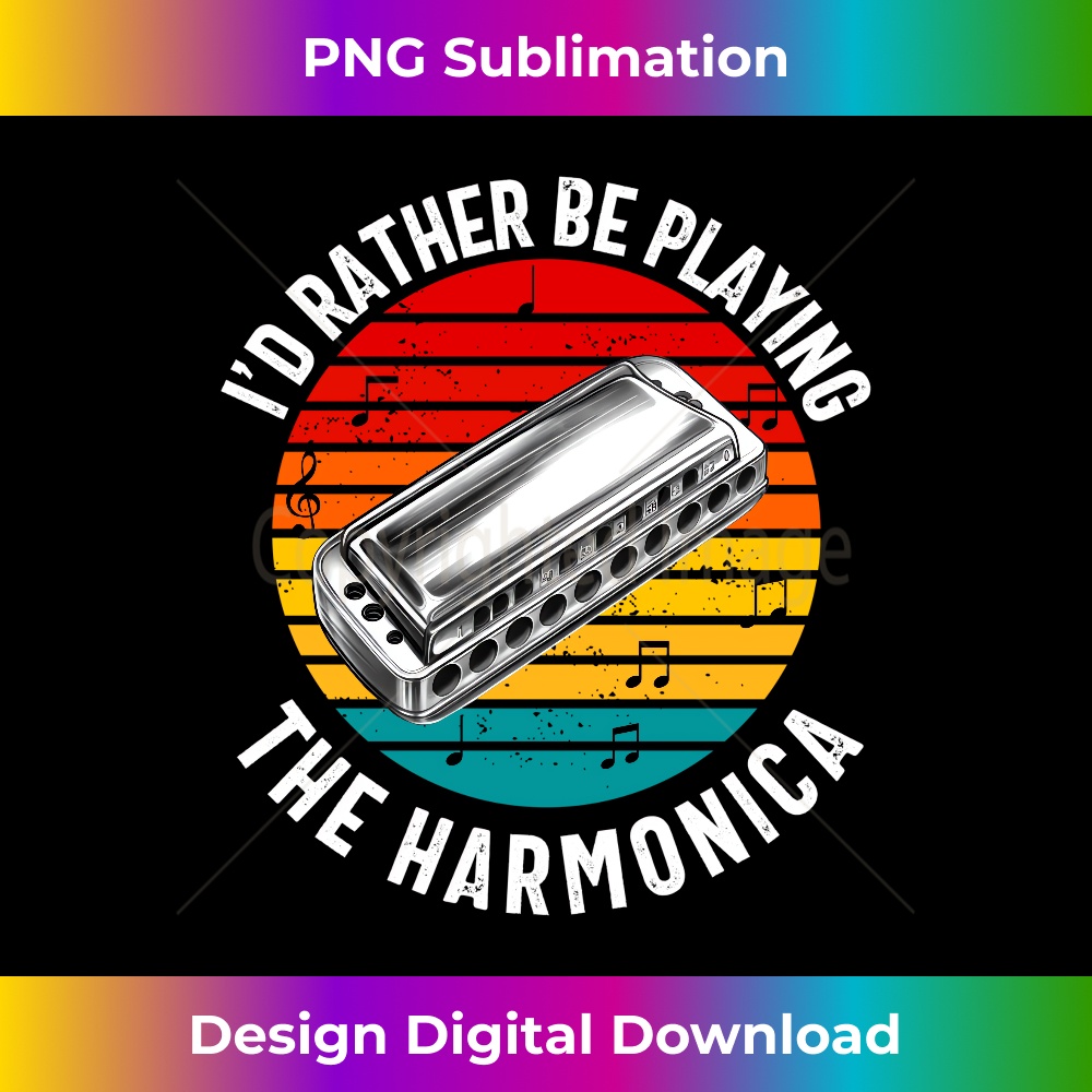 Harmonica Player Funny Harmonicist Harpist - Deluxe PNG Subl - Inspire ...