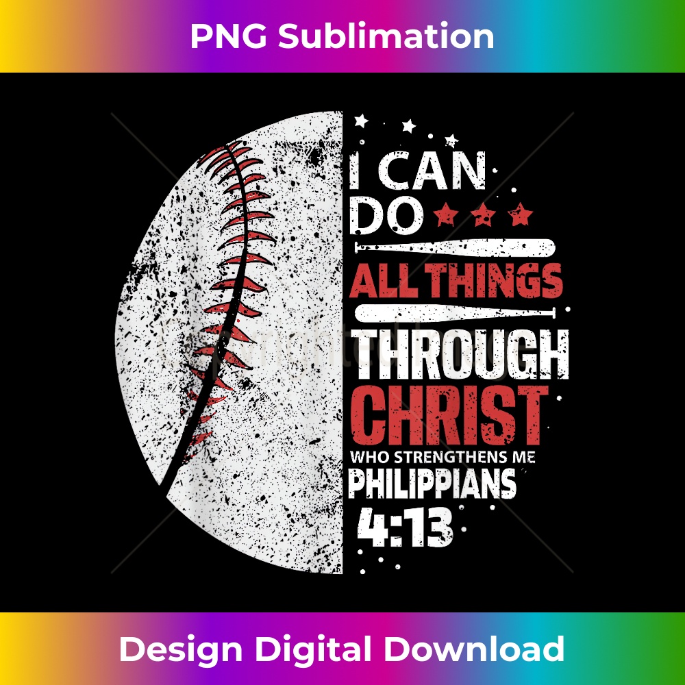 I can do all Things Through Christ - Religous Bible Baseball | Inspire ...