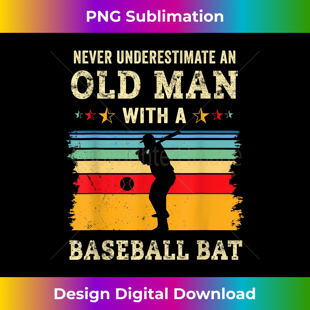 Funny Old Man Baseball Fan Baseball Player Grandpa Dad - Sub | Inspire ...