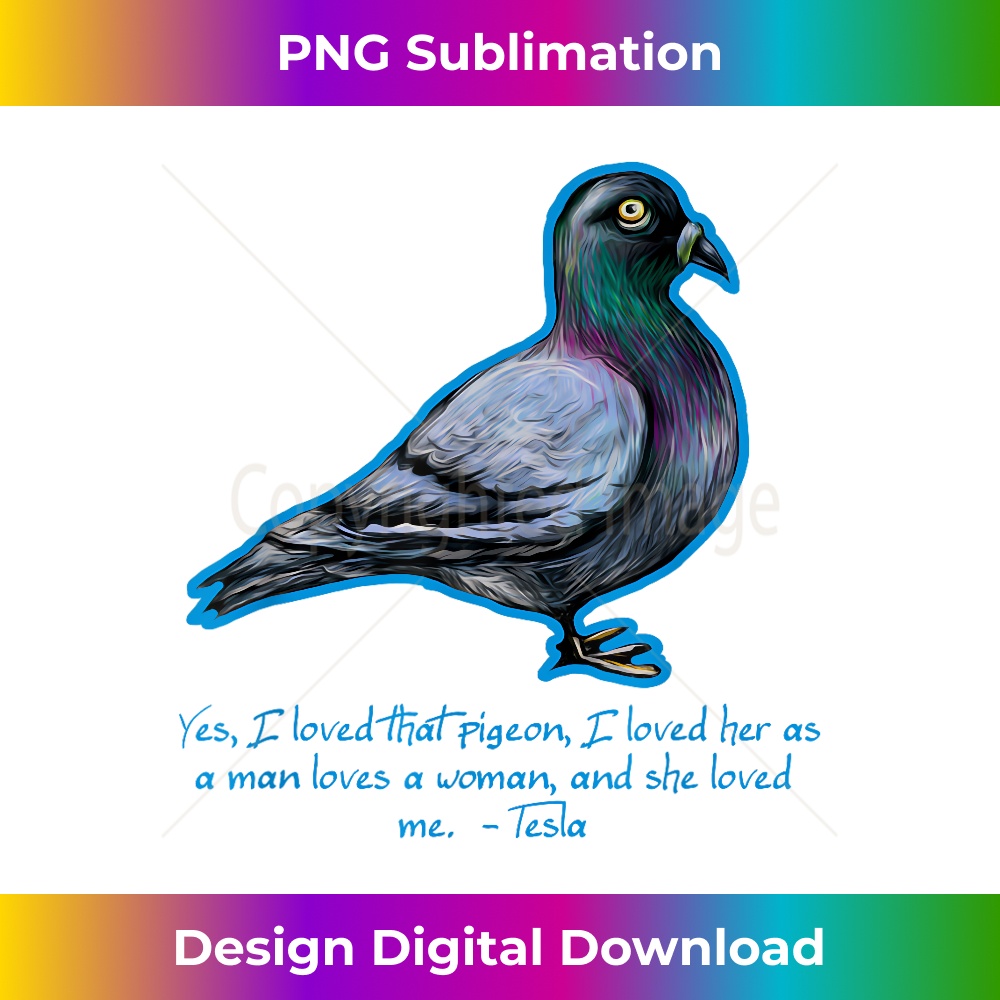Nikola Tesla Science Pigeon - Crafted Sublimation Digital Do | Inspire ...