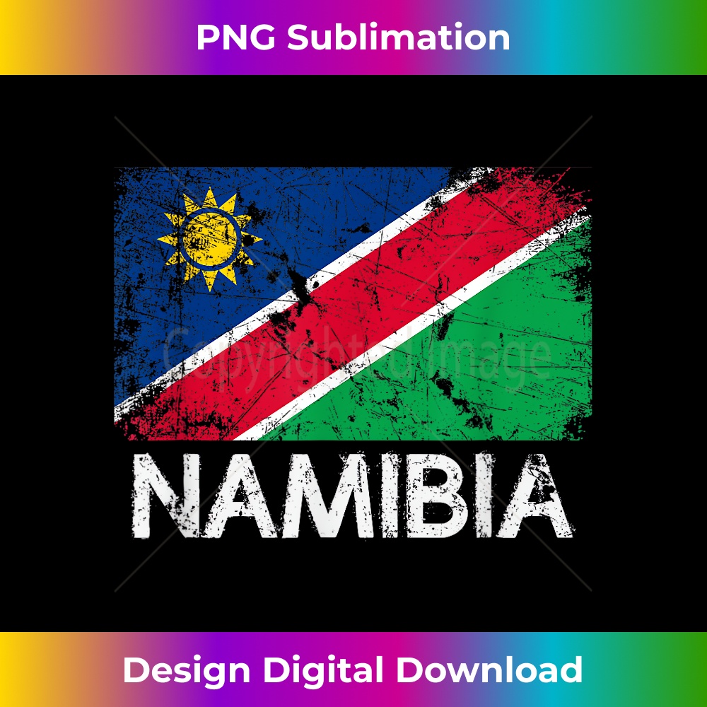 Namibian Flag Vintage Made In Namibia - Contemporary PNG Su | Inspire ...