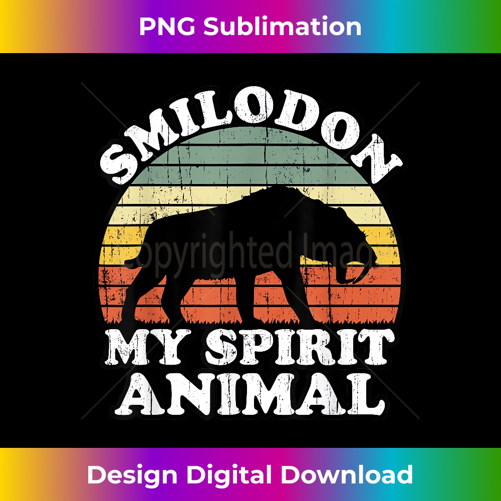 Smilodon Is My Spirit Animal Saber Tooth Tiger Lovers - Slee | Inspire ...