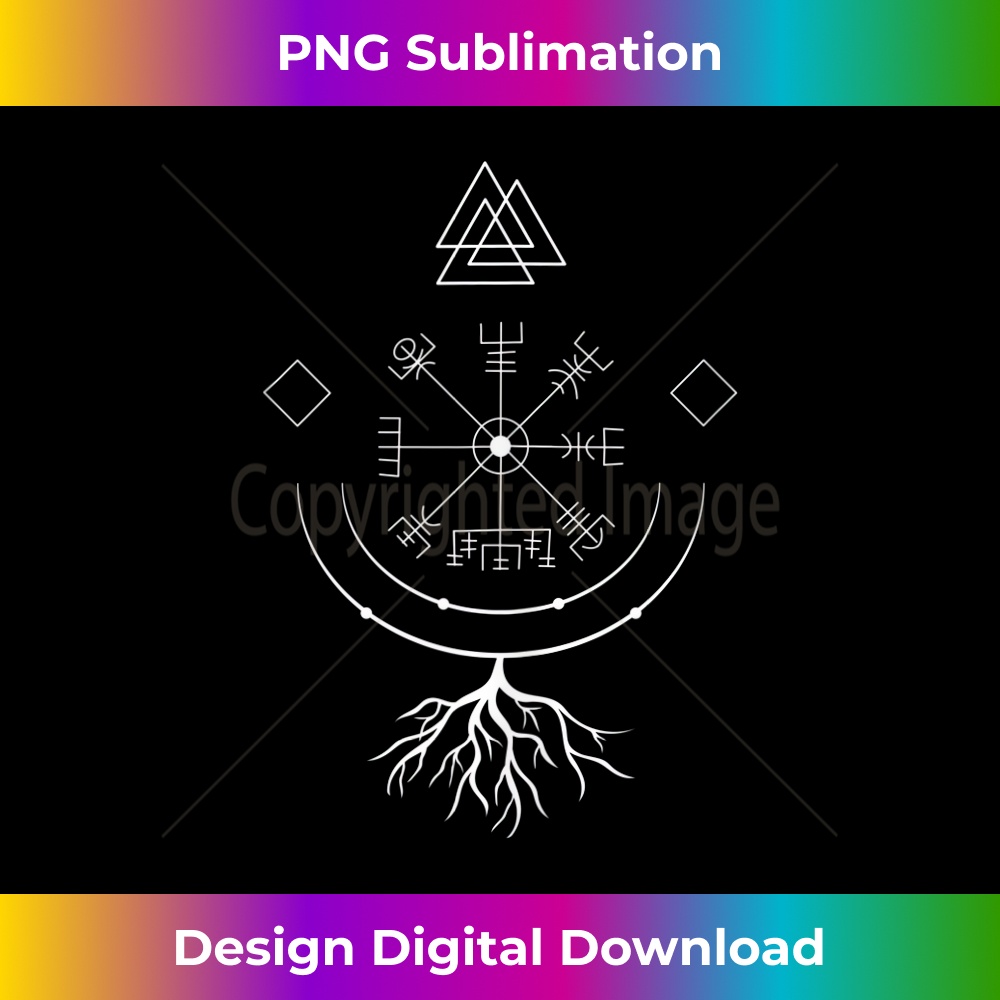 Vegvisir viking compass of Norse Mythology with runes - Inno - Inspire ...