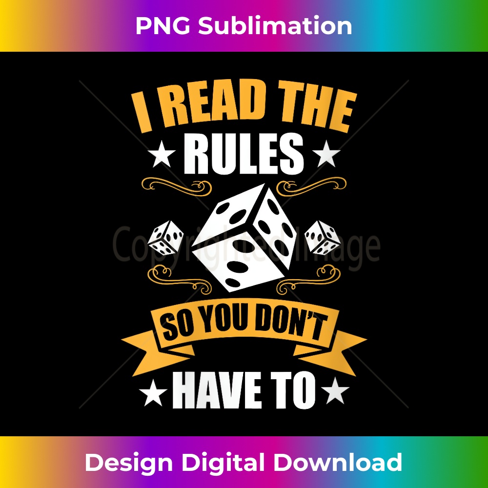 Game Night Adults I Read The Rules Board Gamers - Innovative | Inspire Uplift