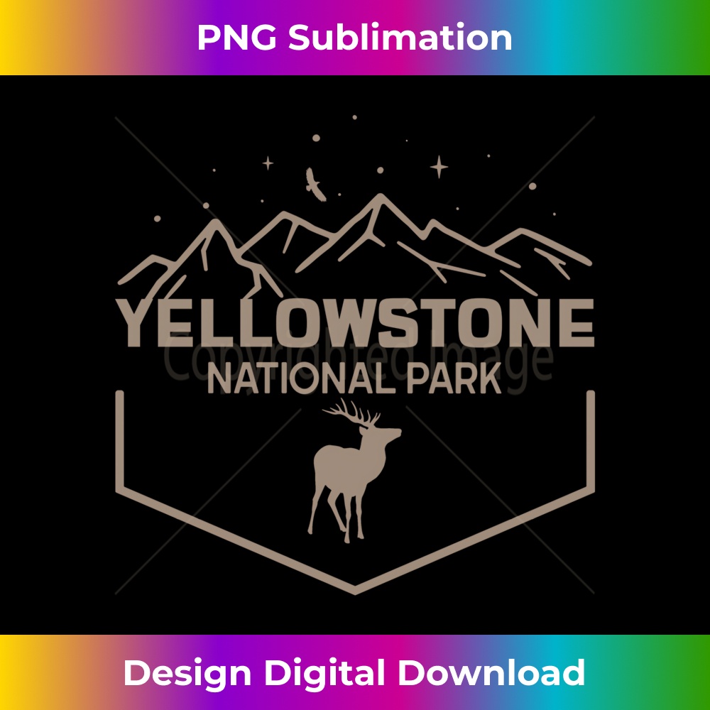Vintage Yellowstone National Park Epic Views - Minimalist Su | Inspire ...
