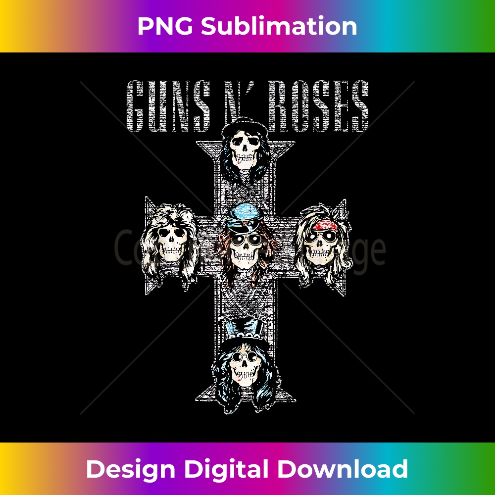 Guns N' Roses Official Vintage Cross - Vibrant Sublimation D - Inspire ...