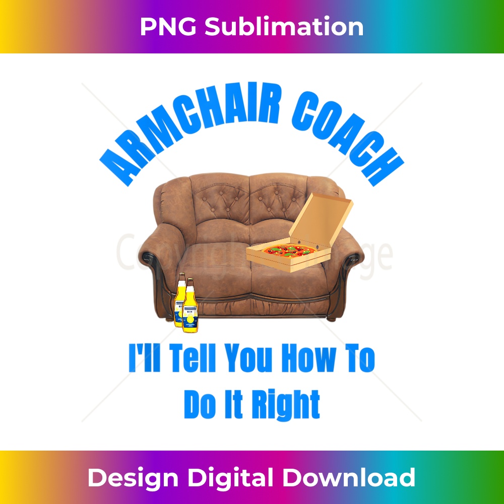 Sports Armchair Coach How To TV Couch Beer Pizza Game Season | Inspire ...