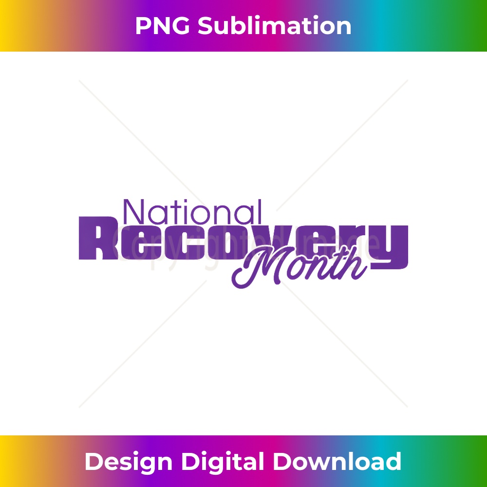 National Recovery Month - Purple Logo - Sublimation-Optimize | Inspire ...