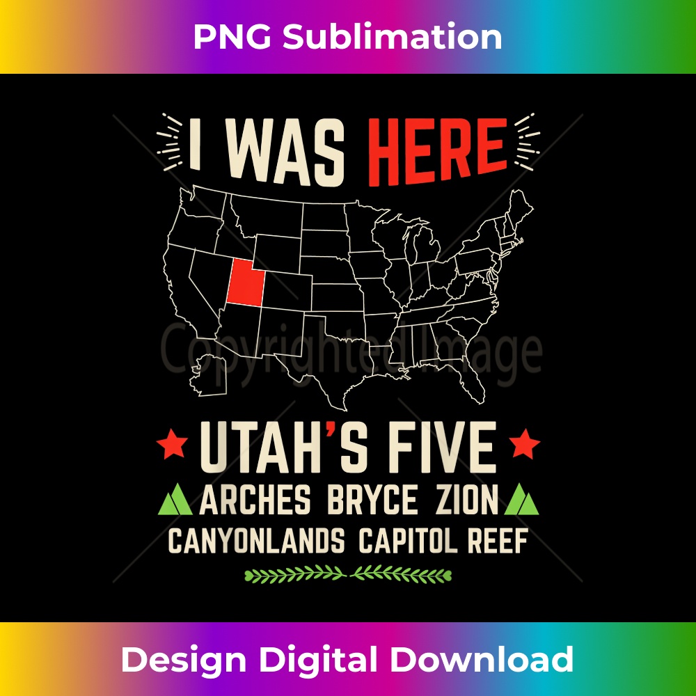 Utahs Five National Parks Souvenir US Map Moab Utah Mighty 5 | Inspire ...