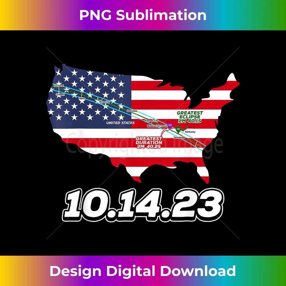 Annular Eclipse Path 2023 October 14 USA American Map - Craf - Inspire ...