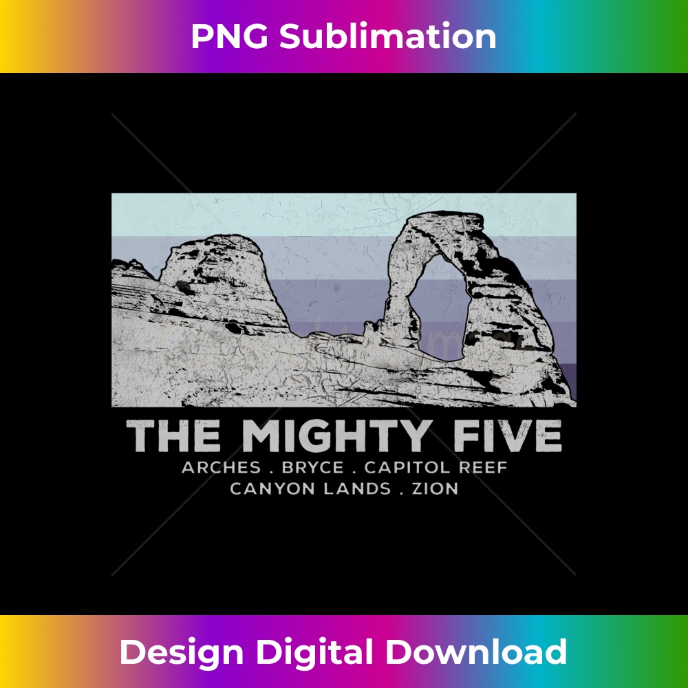 Utahs The Mighty Five National Parks - Edgy Sublimation Digi | Inspire ...