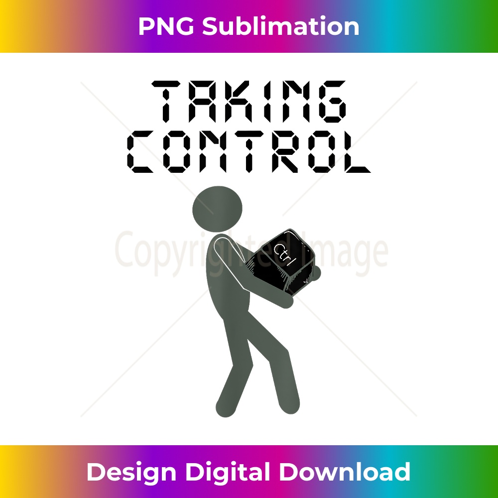 Cool Taking Control Funny Geek Computer Keyboard Key - Time | Inspire ...