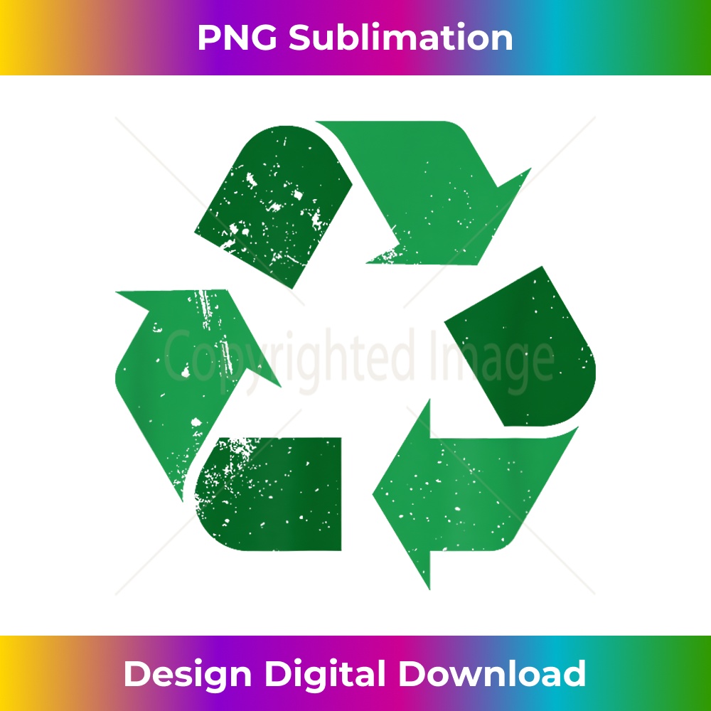 Vintage Recycle Symbol - Minimalist Sublimation Digital File | Inspire ...
