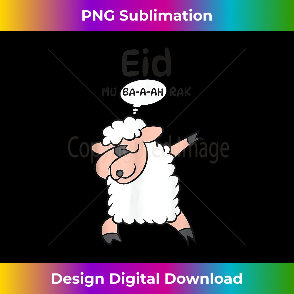 Cute Dabbing sheep Eid Mu-ba-a-ah-rak Eid al Adha Mubarak - | Inspire ...