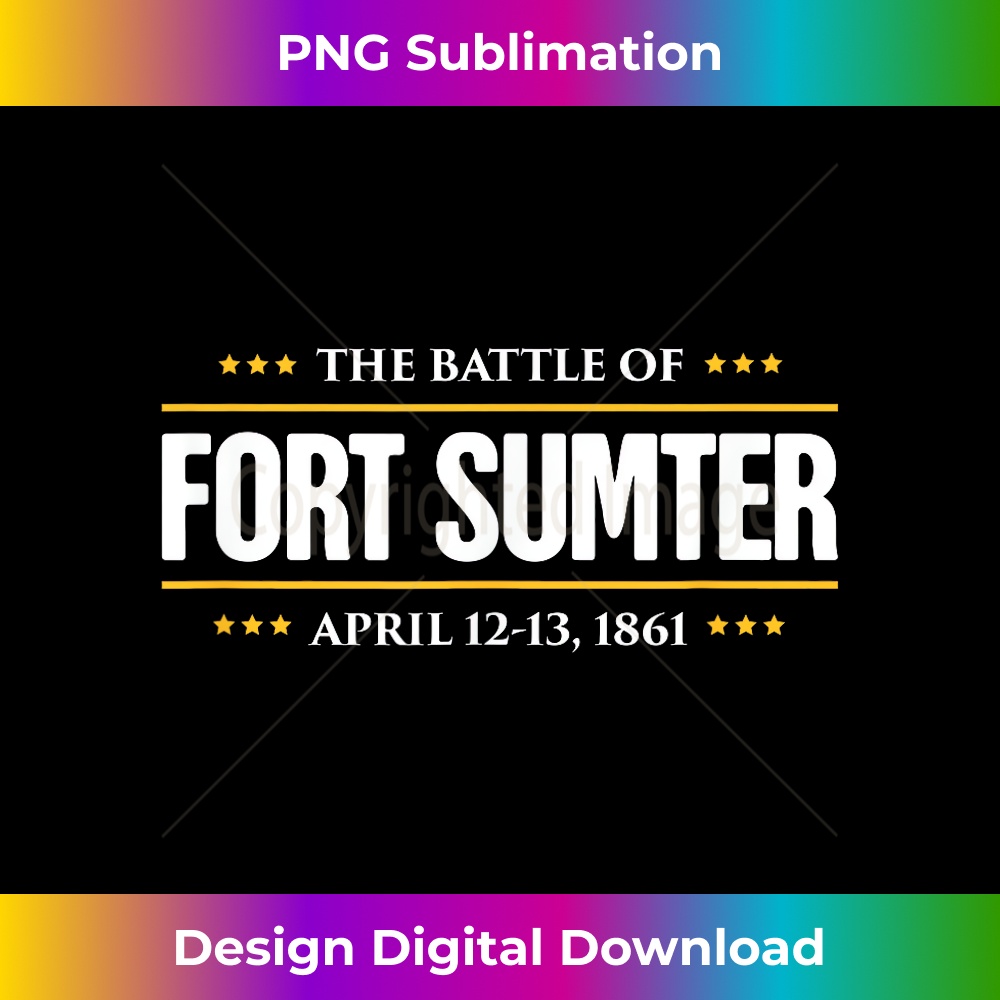 Civil War - The Battle Of Fort Sumter - Deluxe PNG Sublimati | Inspire ...