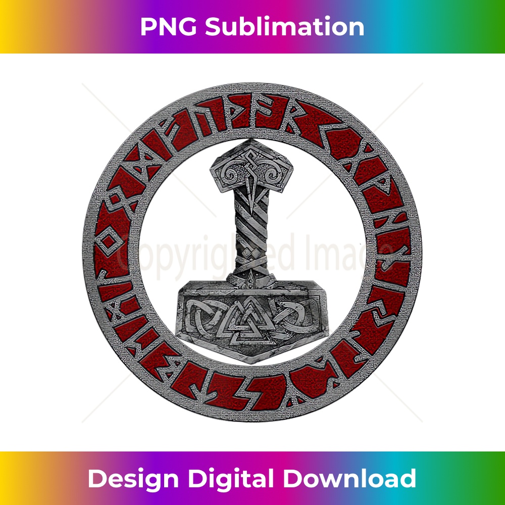 Mjolnir Thor Hammer Norse Mythology Viking Germanic Runes - | Inspire ...