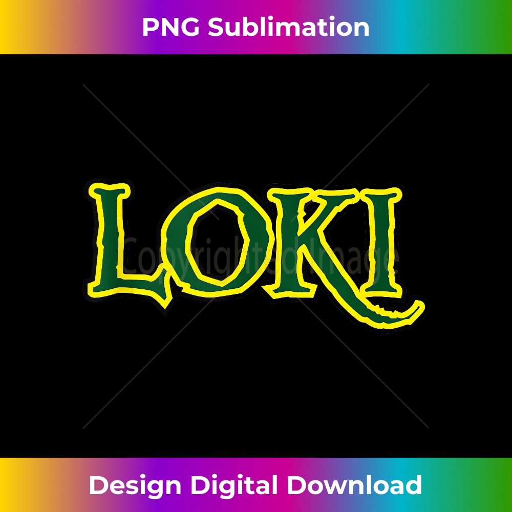 Marvel Loki Retro Logo - Bespoke Sublimation Digital File - | Inspire ...