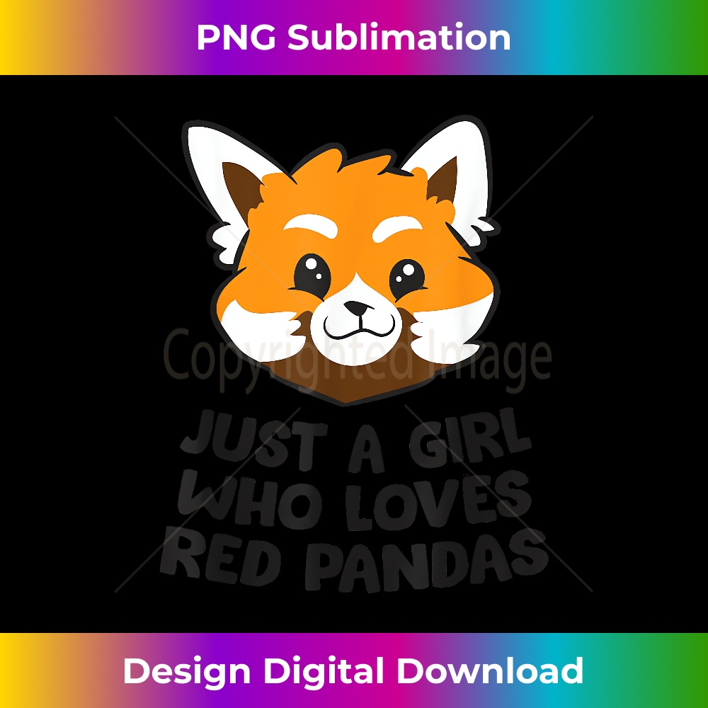Red Panda Just a Girl Who Loves Red Pandas - Innovative PNG | Inspire ...