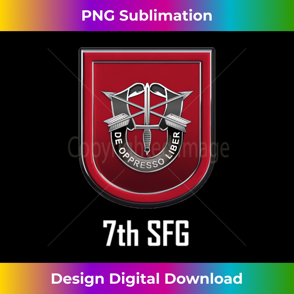 7th Special Forces Group SFG Beret Flash Unit Crest - Luxe S - Inspire ...