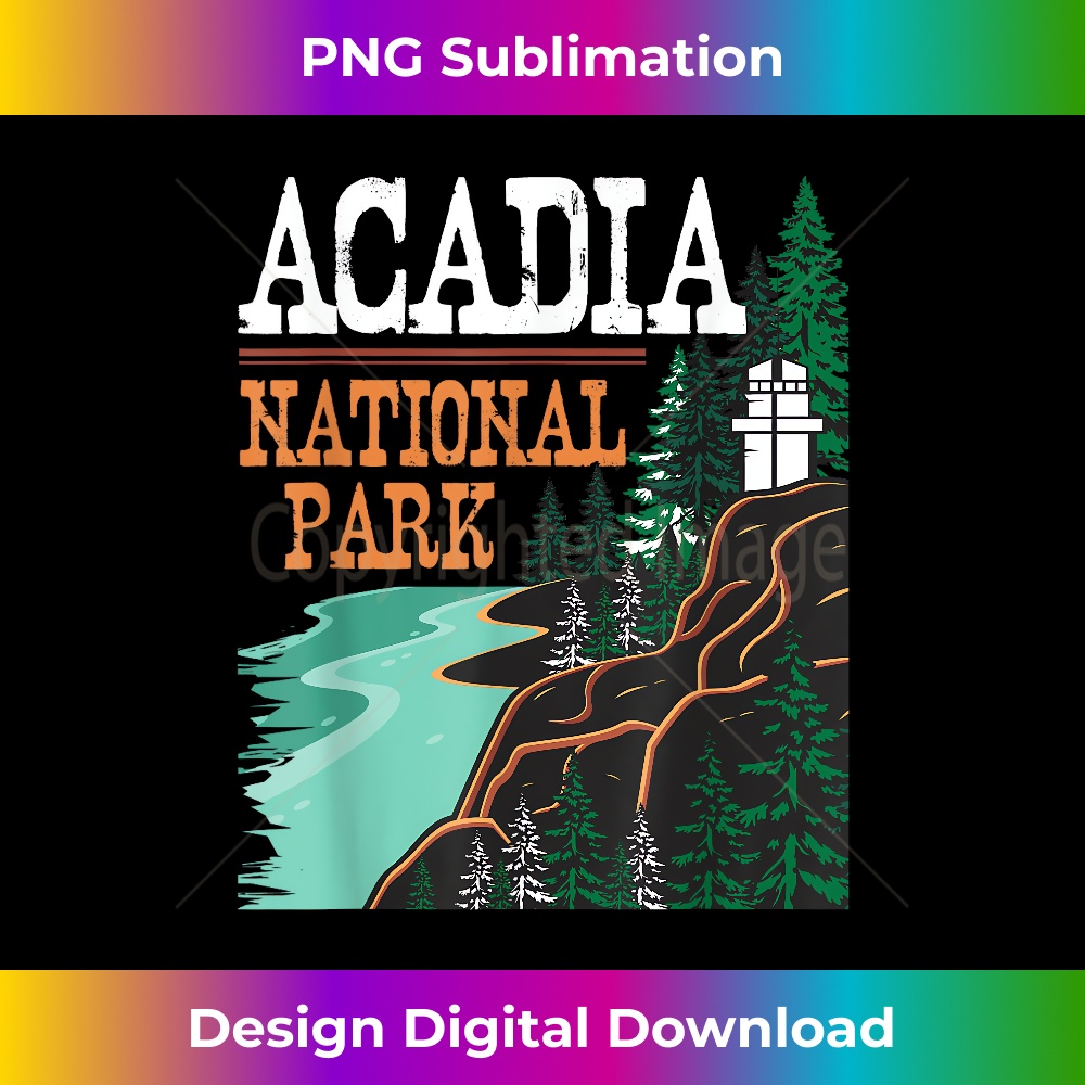 Acadia National Park Lighthouse - Hiking & Camping Lover - S | Inspire Uplift