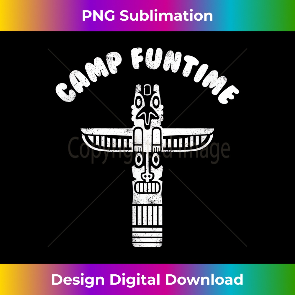 Camp Funtime Summer Fun Totem Pole - Contemporary PNG Sublim | Inspire ...