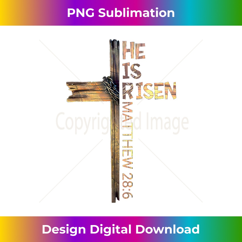 Easter Christian He Is Risen Sun Resurrection - Sublimation- | Inspire ...
