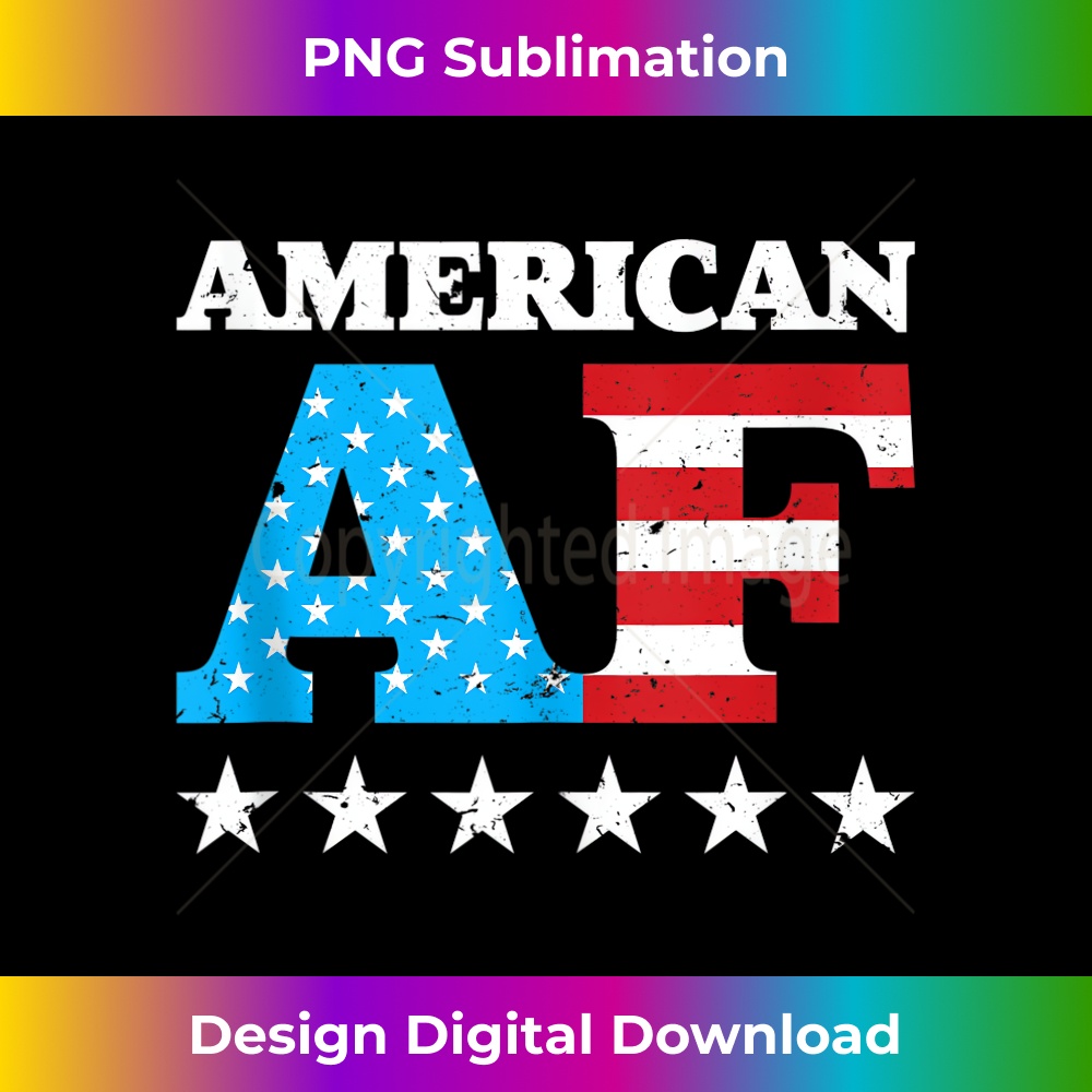 4th Of July American AF USA - Minimalist Sublimation Digital | Inspire ...