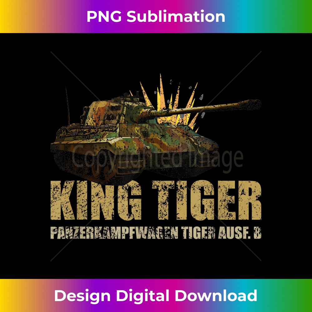 King Tiger II Panzer VI Aufs B Tank WW2 Tanks - Bespoke Subl | Inspire ...