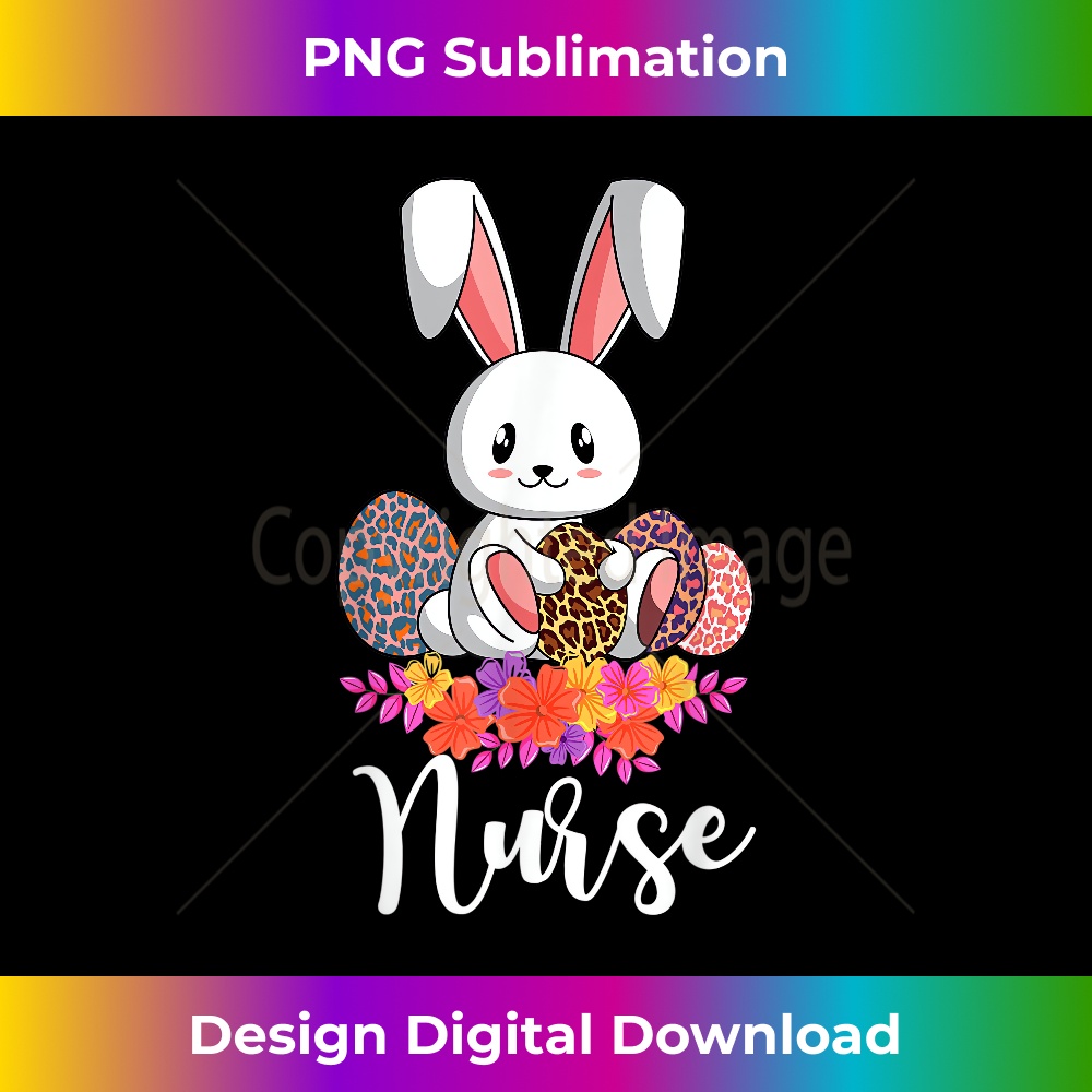 Nurses Easter Bunny Leopard Easter Nursing Nurse - Minimalis | Inspire ...