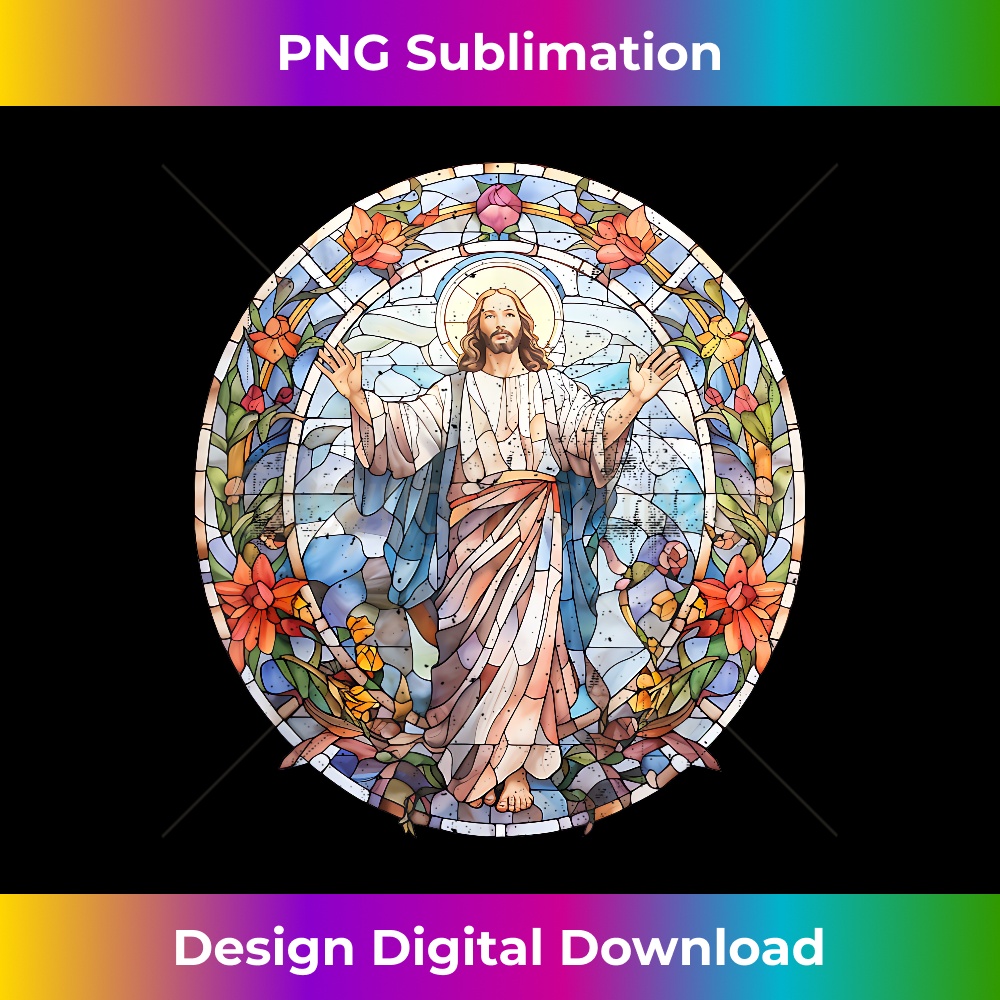 Jesus Stained Glass Sunshine God Hug - Classic Sublimation P | Inspire ...