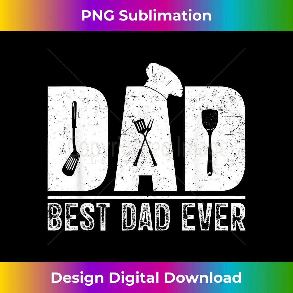 Father's Day Best Dad Ever With BBQ Grill Barbecue Chef Cook | Inspire ...