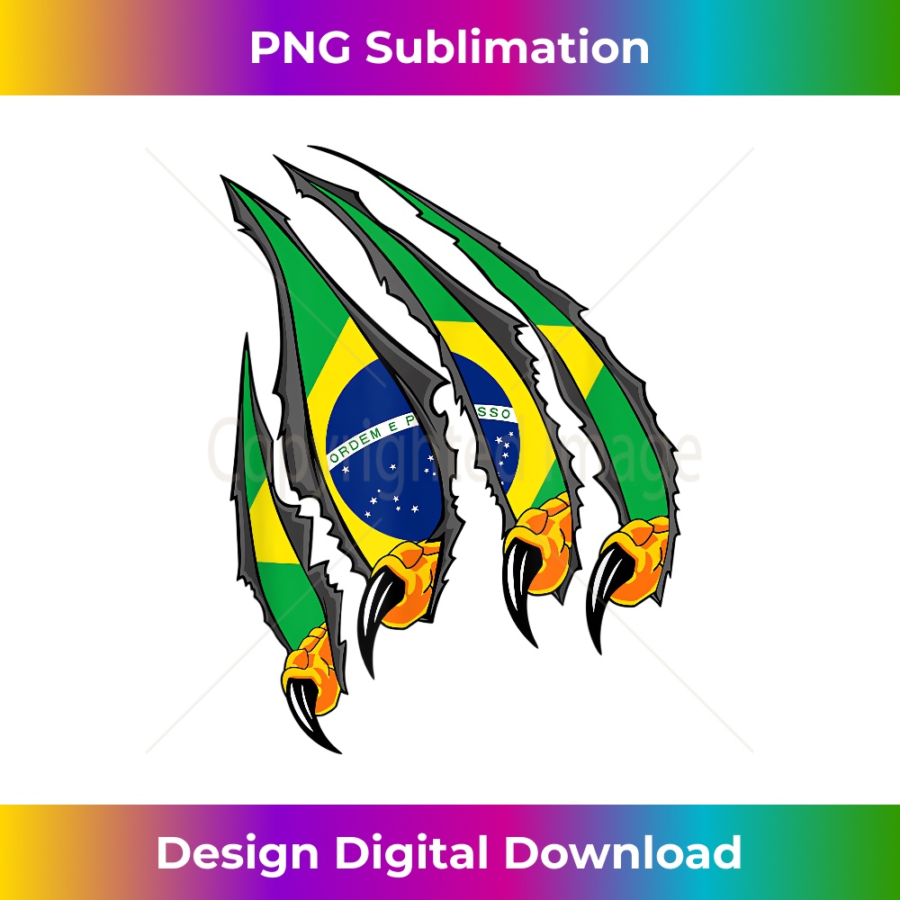 Patriotic American Eagle Claws With Brazilian Flag - Sophist | Inspire ...