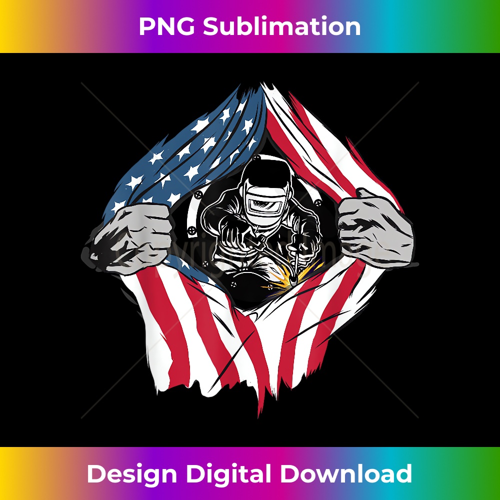 American Flag Welder Patriotic USA 4th Of July Welding - Min | Inspire ...