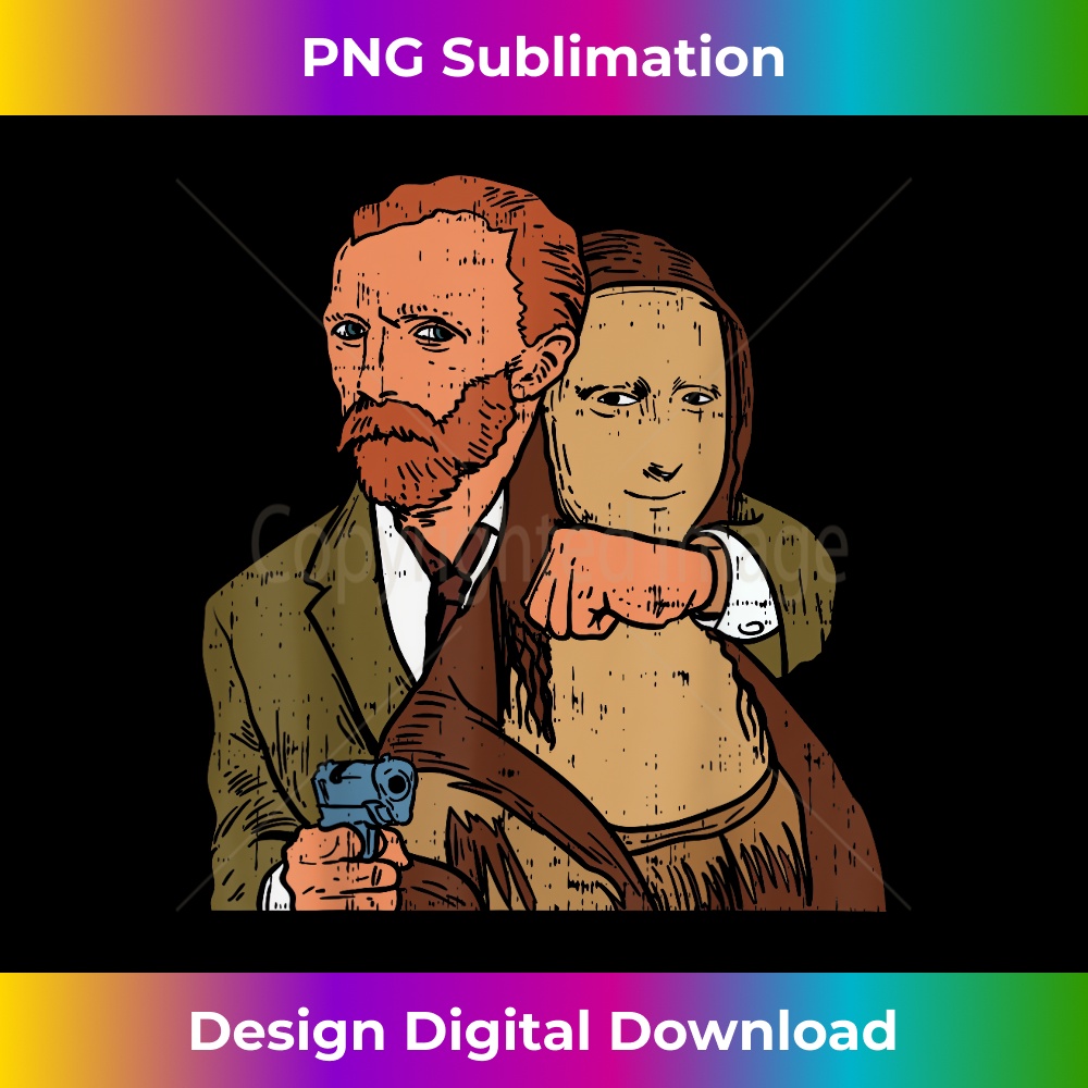 Van Gogh Mona Lisa Funny Famous Art Painting Parody - Minima | Inspire ...
