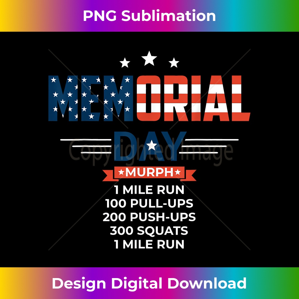 Murph 2021 Memorial Day Workout Patriotic WOD - Sublimation- - Inspire ...