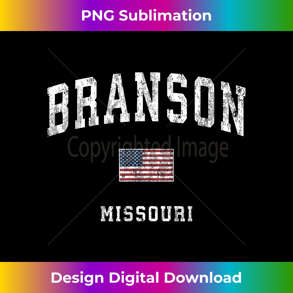 Branson Missouri MO Vintage American Flag Sports Design - Ur | Inspire ...