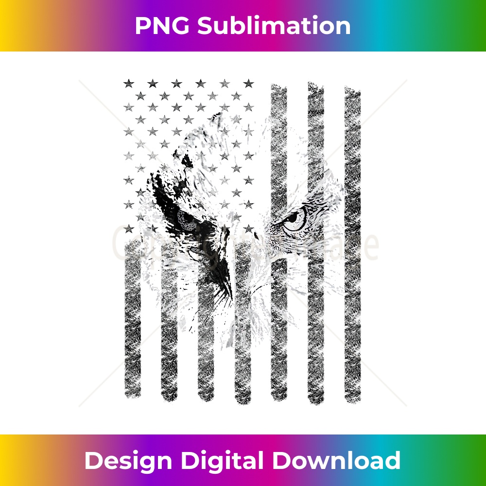 American Eagle Face with US Flag - Patriotic and USA Lovers | Inspire ...
