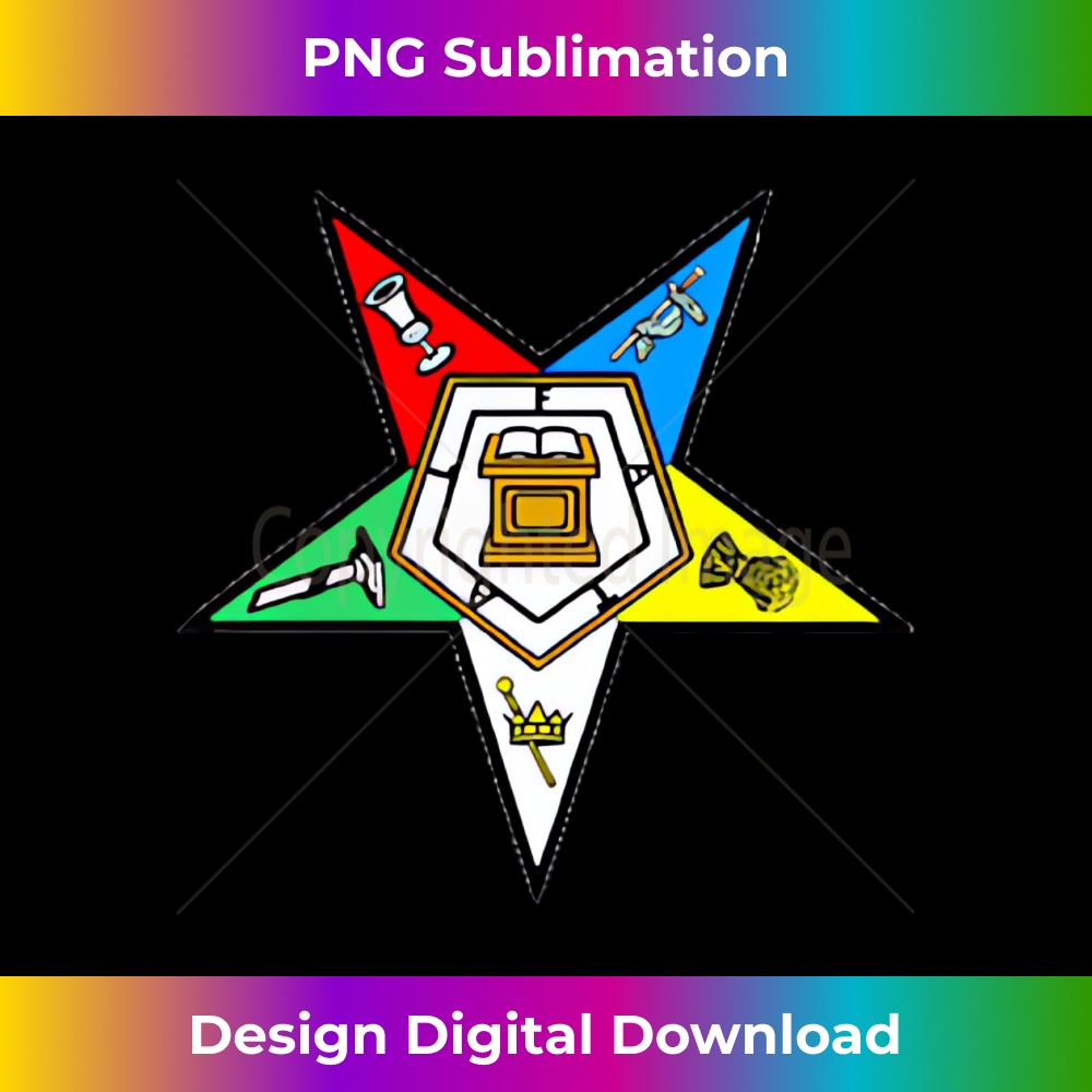 OES Order of the Eastern Star Logo T - Innovative PNG Sublim | Inspire Uplift