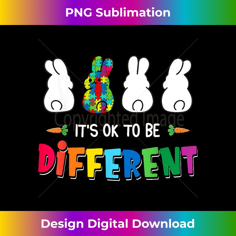 It's ok to be different bunny rabbit autism awareness outfit | Inspire ...
