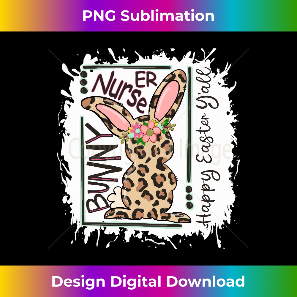 Bleached ER Nurse Easter Bunny Emergency Room Nurse Easter - | Inspire ...