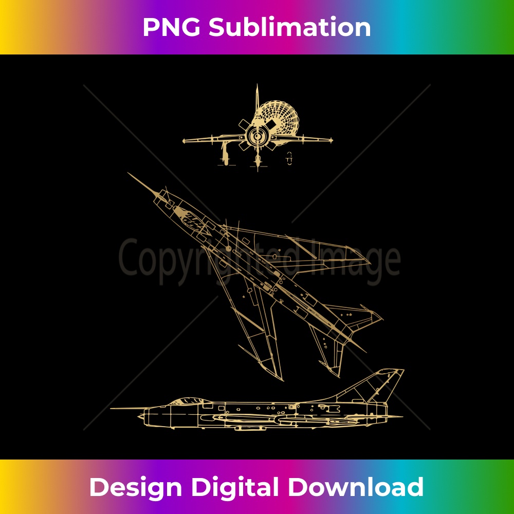 Su-7 Soviet Plane Warbird Blueprint Schematics Diagram - Sle - Inspire ...