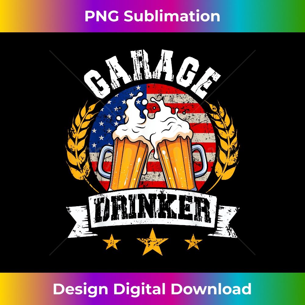 Garage Drinker American Flag Dad Mens Garage - Minimalist Su - Inspire ...