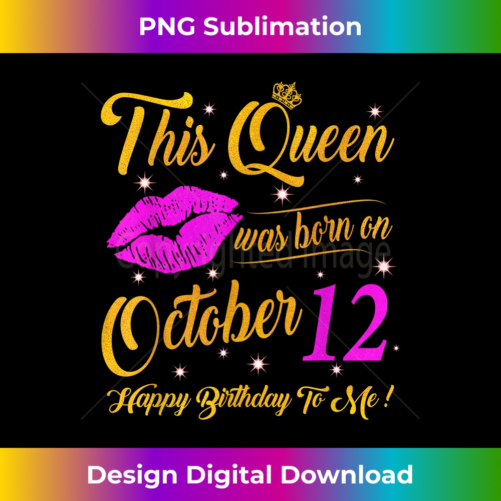 This Queen Was Born On October 12 Birthday High Heels - Bohe | Inspire ...