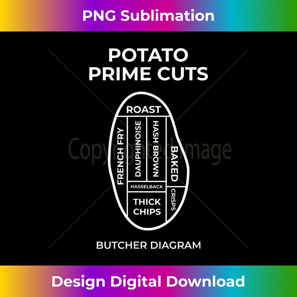 Potato Prime Cuts Vegan - Chic Sublimation Digital Download | Inspire ...