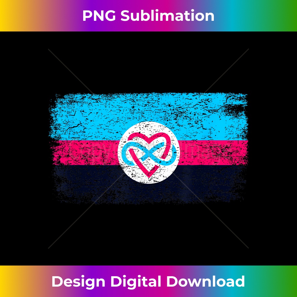 Polyamorous Infinity Symbol Polyamory Flag Distressed - Subl | Inspire ...
