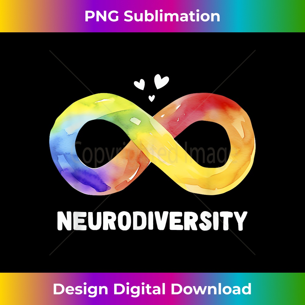 Neurodiversity Autism Awareness Rainbow Infinity Symbol - Ti - Inspire ...
