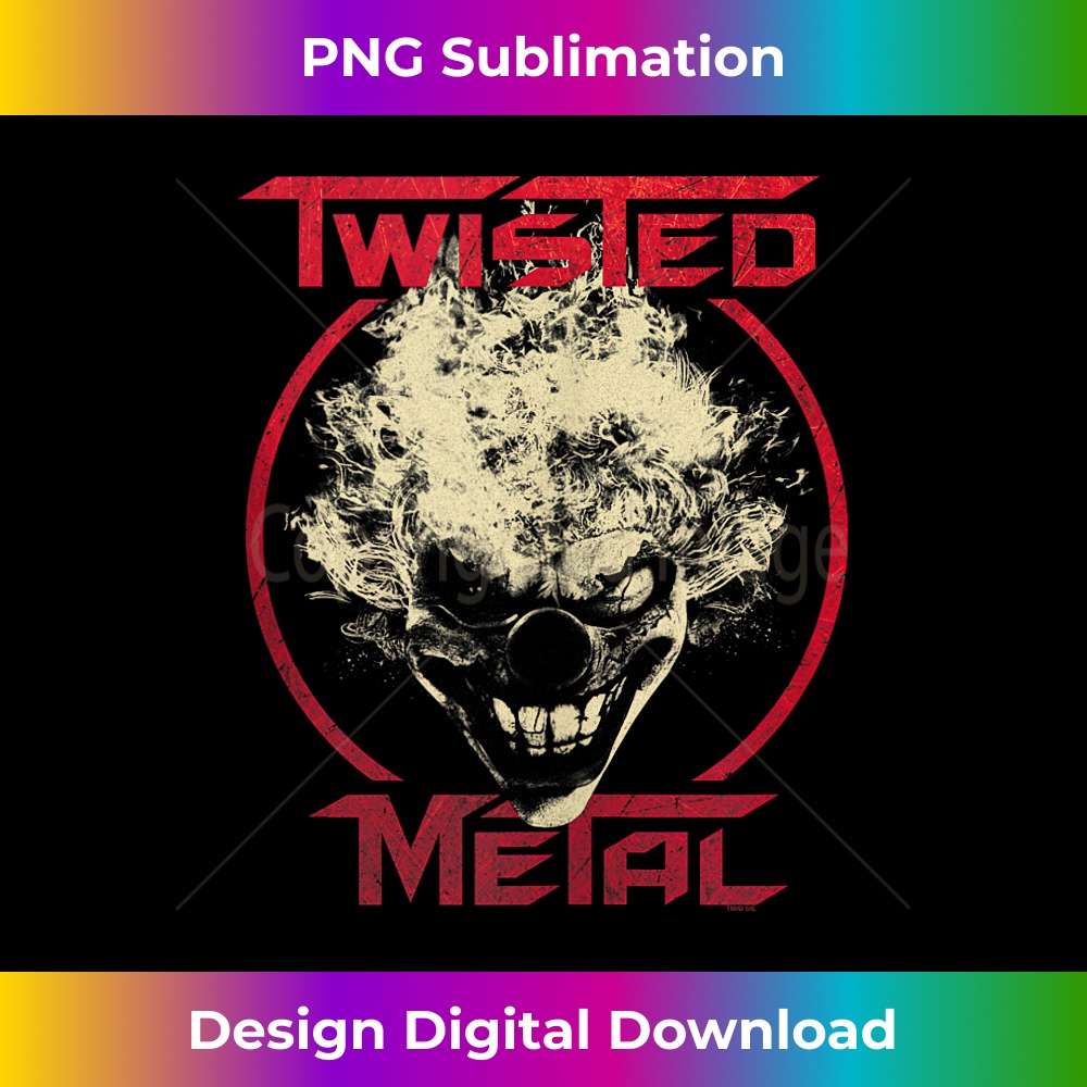 Twisted Metal Sweet Tooth Circle Logo - Futuristic PNG Subli | Inspire ...