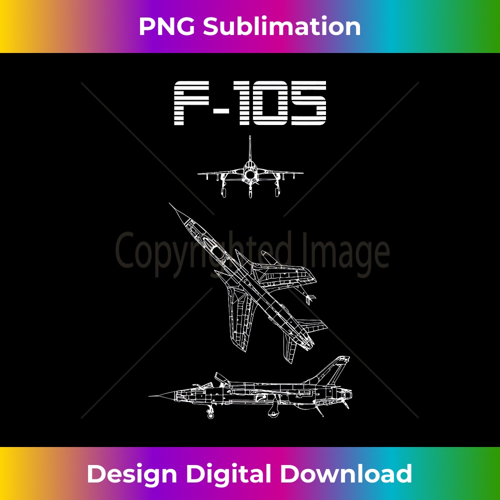 F-105 Fighter Plane Warbird Blueprint Schematics Diagram - F | Inspire ...