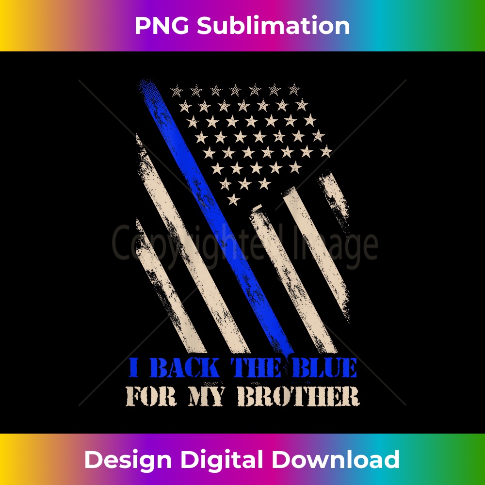 Back The Blue For My Brother Police Officer's Sister Brother | Inspire ...